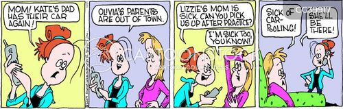 Rideshare Cartoons and Comics - funny pictures from CartoonStock