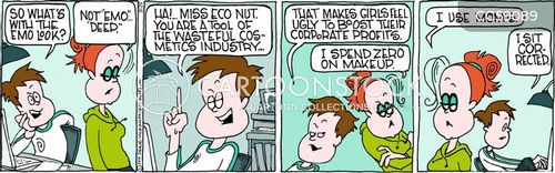 Emo Cartoons and Comics - funny pictures from CartoonStock