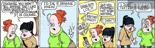 Secret Romance Cartoons and Comics - funny pictures from CartoonStock