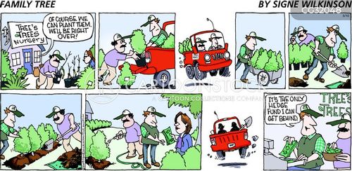 Tree Planting Cartoons and Comics - funny pictures from CartoonStock