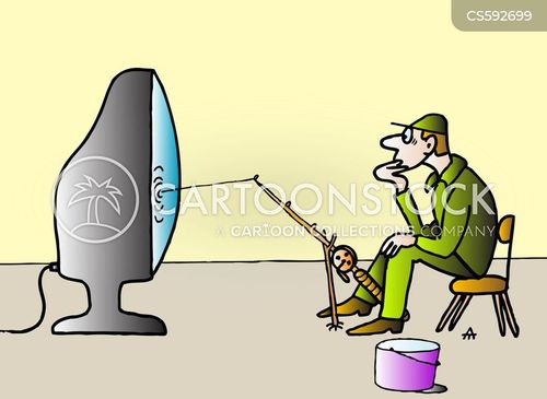 Fish Tv Cartoons and Comics - funny pictures from CartoonStock