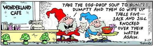 Spilling Food Cartoons and Comics - funny pictures from CartoonStock