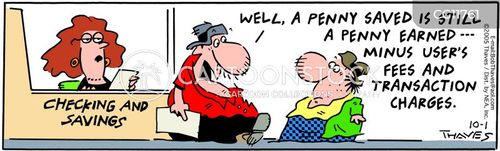 Transaction Fees Cartoons and Comics - funny pictures from CartoonStock