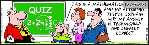 Equivalent Cartoons and Comics - funny pictures from CartoonStock