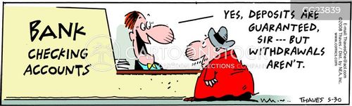 Bank Guarantees Cartoons and Comics - funny pictures from CartoonStock