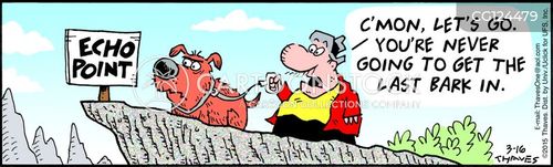 Echo Sounds Cartoons and Comics - funny pictures from CartoonStock