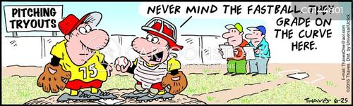 Grading On The Curve Cartoons and Comics - funny pictures from CartoonStock