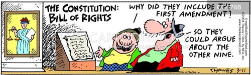Right To Assemble Cartoons and Comics - funny pictures from CartoonStock