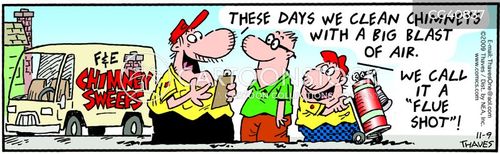Cleaning Chimneys Cartoons and Comics - funny pictures from CartoonStock
