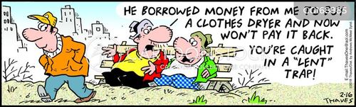 Lend Cartoons and Comics - funny pictures from CartoonStock