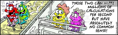 Quick Calculations Cartoons and Comics - funny pictures from CartoonStock