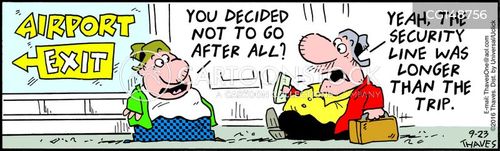 Air Trip Cartoons and Comics - funny pictures from CartoonStock