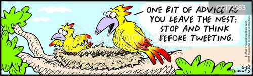 Stop And Think Cartoons and Comics - funny pictures from CartoonStock