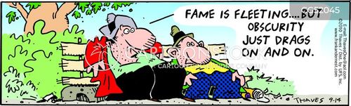 Fame Levels Cartoons and Comics - funny pictures from CartoonStock