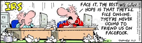 Filing W2s Cartoons and Comics - funny pictures from CartoonStock