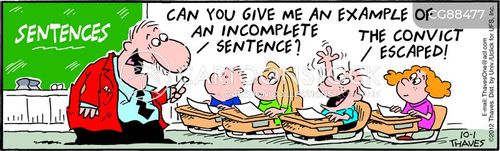 Compound Sentences Cartoons and Comics - funny pictures from CartoonStock