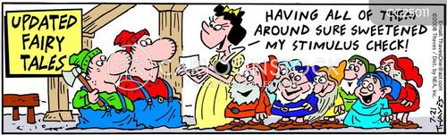 Rebate Check Cartoons and Comics - funny pictures from CartoonStock