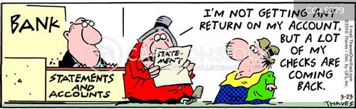 Account Statement Cartoons and Comics - funny pictures from CartoonStock