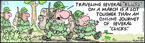 Marched Cartoons and Comics - funny pictures from CartoonStock