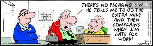 Extra Mile Cartoons and Comics - funny pictures from CartoonStock