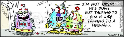 Firewall Cartoons and Comics - funny pictures from CartoonStock