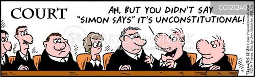 Constitutionality Cartoons and Comics - funny pictures from CartoonStock