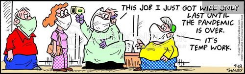 Pandemic Employment Cartoons and Comics - funny pictures from CartoonStock