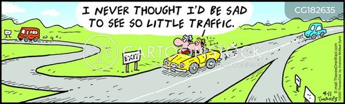 Empty Street Cartoons and Comics - funny pictures from CartoonStock