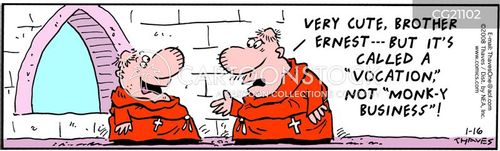 Monk Cartoons and Comics - funny pictures from CartoonStock