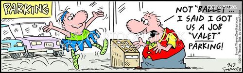 Park Job Cartoons and Comics - funny pictures from CartoonStock
