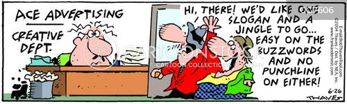 Slogan Generator Cartoons and Comics - funny pictures from CartoonStock