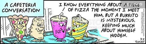 Food Personalities Cartoons and Comics - funny pictures from CartoonStock