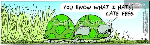Late Fee Cartoons and Comics - funny pictures from CartoonStock