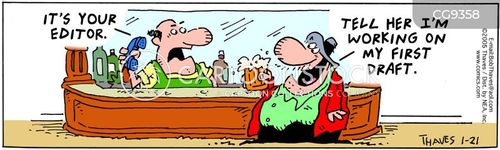 Second Draft Cartoons and Comics - funny pictures from CartoonStock