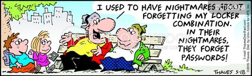 Forget Password Cartoons and Comics - funny pictures from CartoonStock