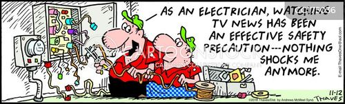 Electrician Cartoons and Comics - funny pictures from CartoonStock