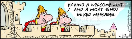 Inhospitable Cartoons and Comics - funny pictures from CartoonStock