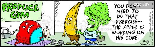 Core Strengthening Cartoons and Comics - funny pictures from CartoonStock