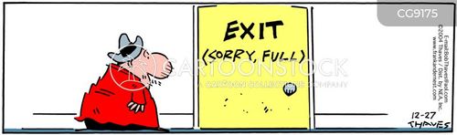 Respectful Exit Cartoons and Comics - funny pictures from CartoonStock