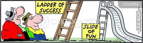 Ladder Cartoons and Comics - funny pictures from CartoonStock