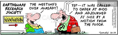 Seismograph Cartoons and Comics - funny pictures from CartoonStock