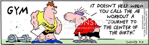 Exercise Progress Cartoons and Comics - funny pictures from CartoonStock