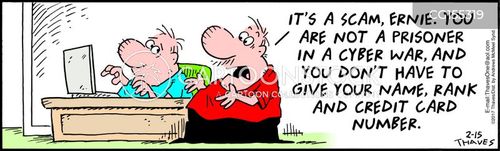 Scam Cartoons and Comics - funny pictures from CartoonStock