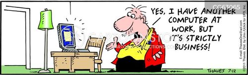 Work From Home Equipment Cartoons and Comics - funny pictures from ...