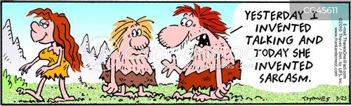 Sarcasm Cartoons and Comics - funny pictures from CartoonStock