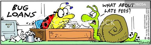 Late Fee Cartoons and Comics - funny pictures from CartoonStock