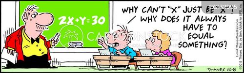 Algebra Classes Cartoons and Comics - funny pictures from CartoonStock