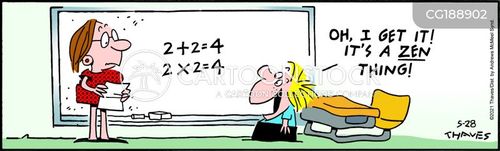 Addition Tables Cartoons and Comics - funny pictures from CartoonStock