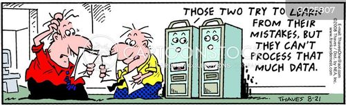 Computer Processing Cartoons and Comics - funny pictures from CartoonStock