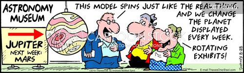 Planet Rotation Cartoons and Comics - funny pictures from CartoonStock